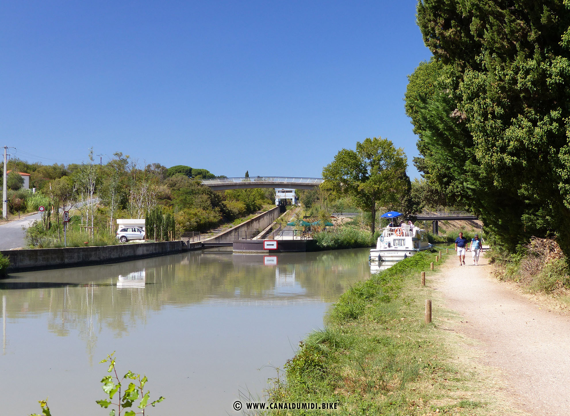 Canal Du Midi Bike | Neuf Ecluses de Fonserannes 9 Lock Canal Du Midi ...